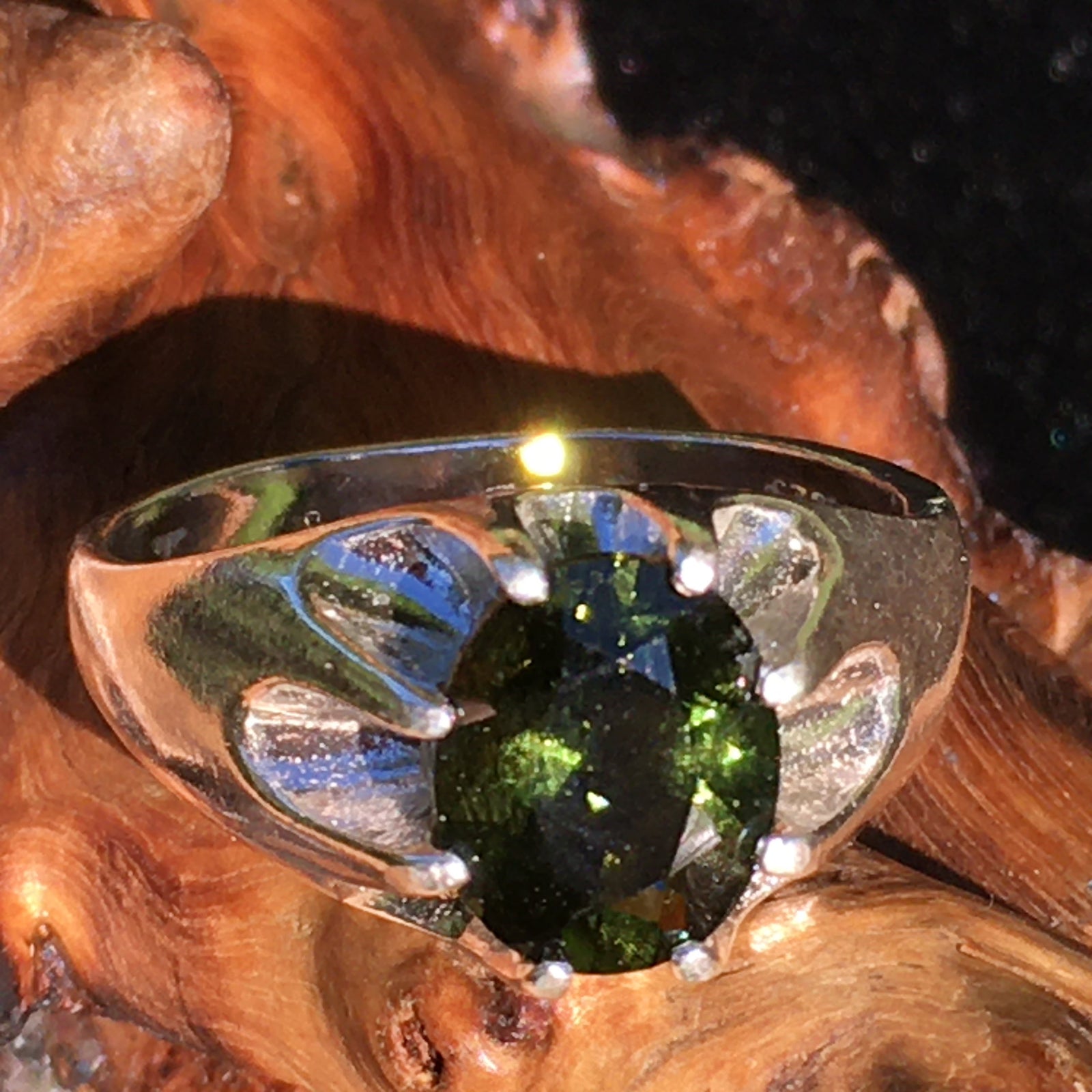 Moldavite Rings | MoldaviteJewelry.com – Moldavite Life