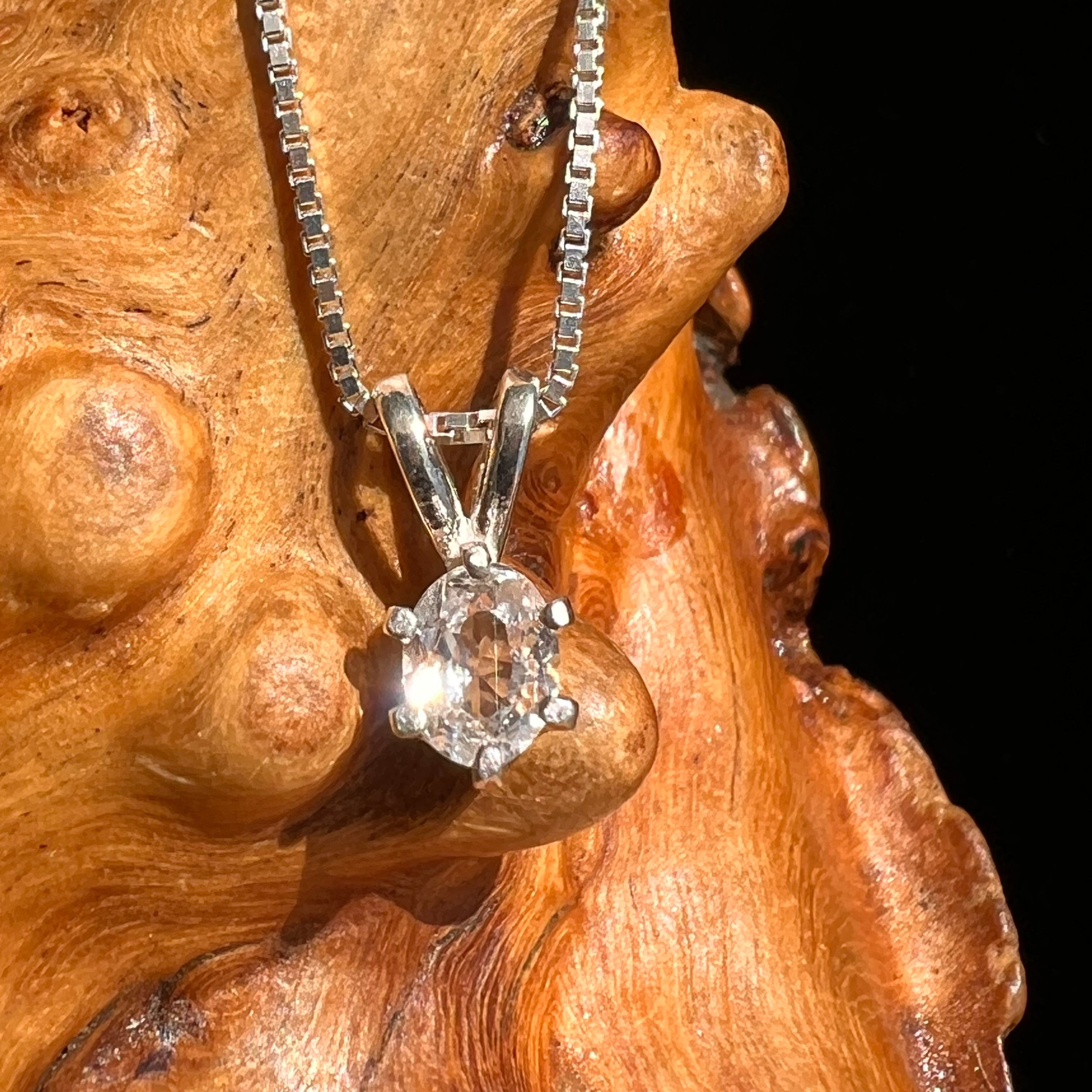 Phenakite Phenacite Pendant Necklace Sterling Silver Moldavite Life