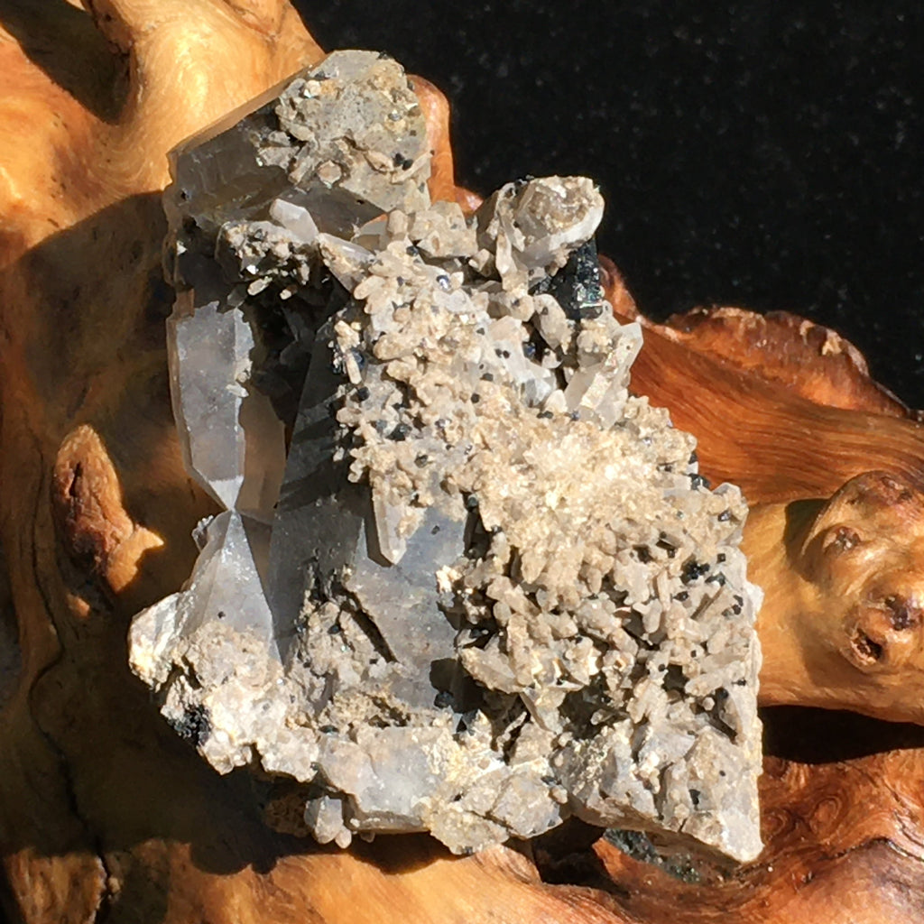 Rare Brookite Crystals in Quartz | MoldaviteJewelry.com – Moldavite Life